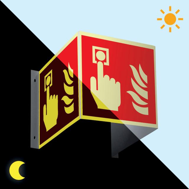 PERMALIGHT® power Brandschutzzeichen 3D-Schild Brandmelder /ISO kaufen ...