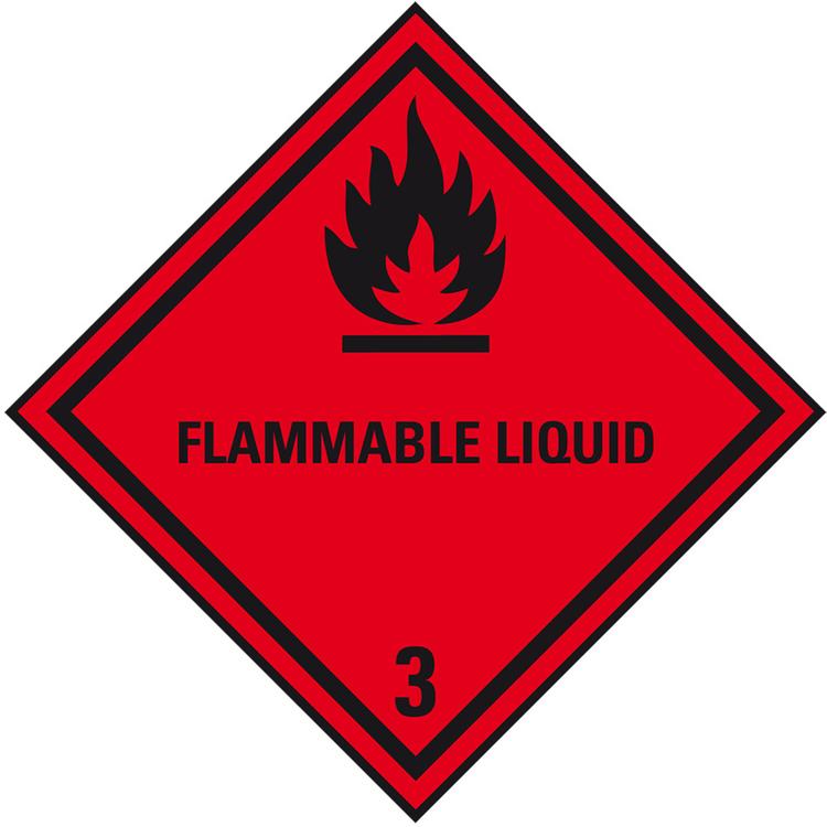 KSIGN Verpackungskennzeichen Klasse: 3 100 mm kaufen | kroschke.at